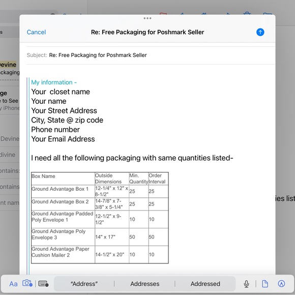 Accessories | Usps Mail Shipping Supplies Request Form ...